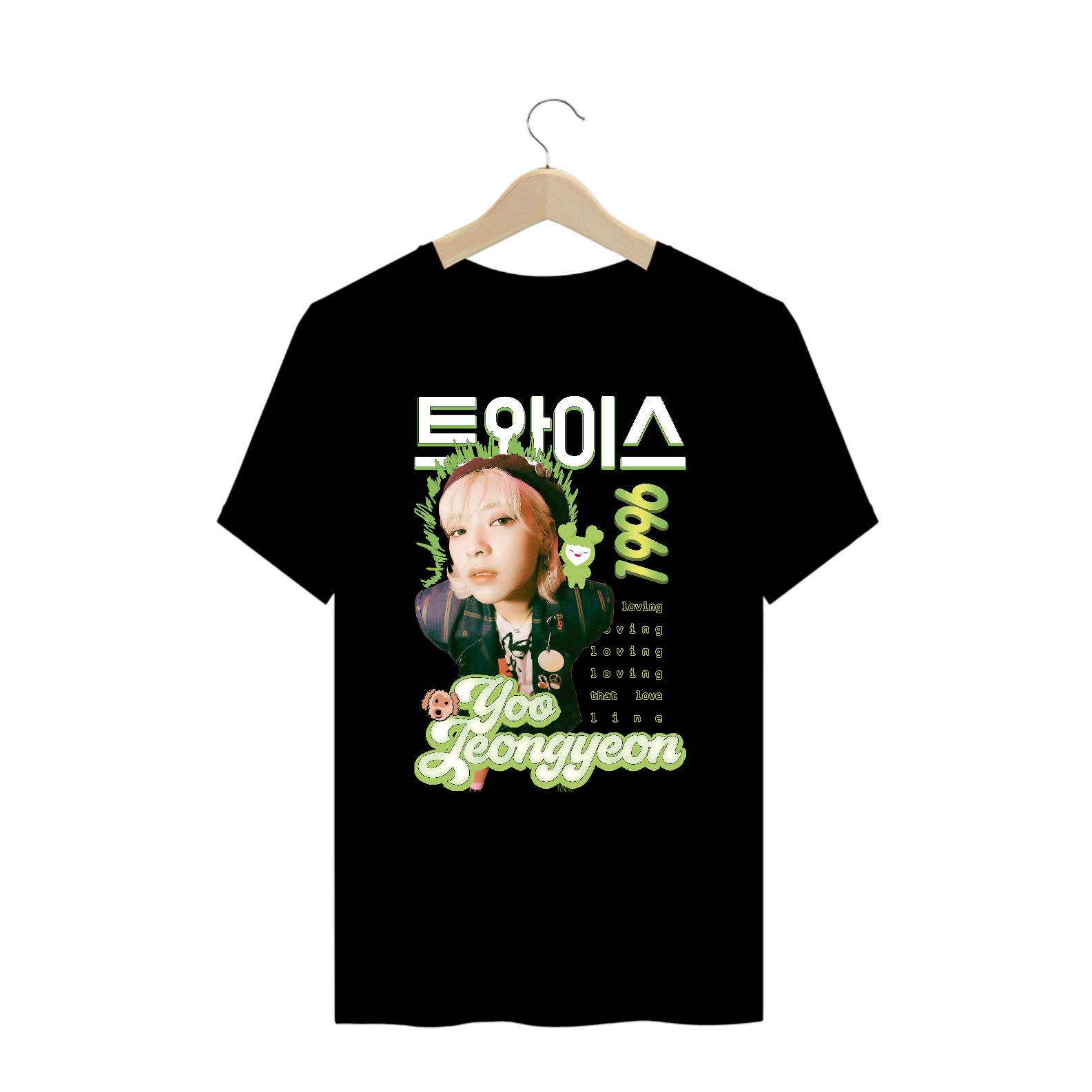 T-Shirt Plus Size Camiseta Plus Size 'YOO JEONGYEON (Twice)' R$89,90 em ...