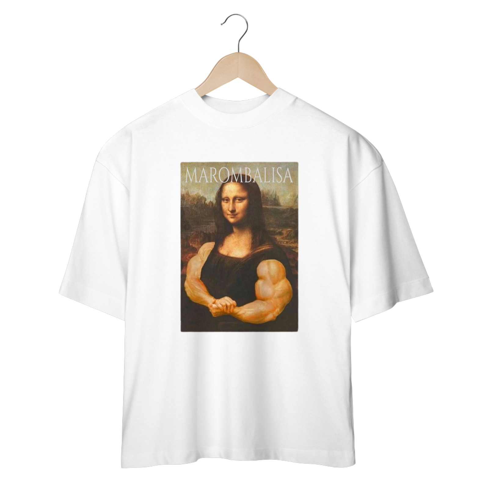 Camiseta Oversized CAMISA OVERSIZED MEME ACADEMIA R$99,83 em