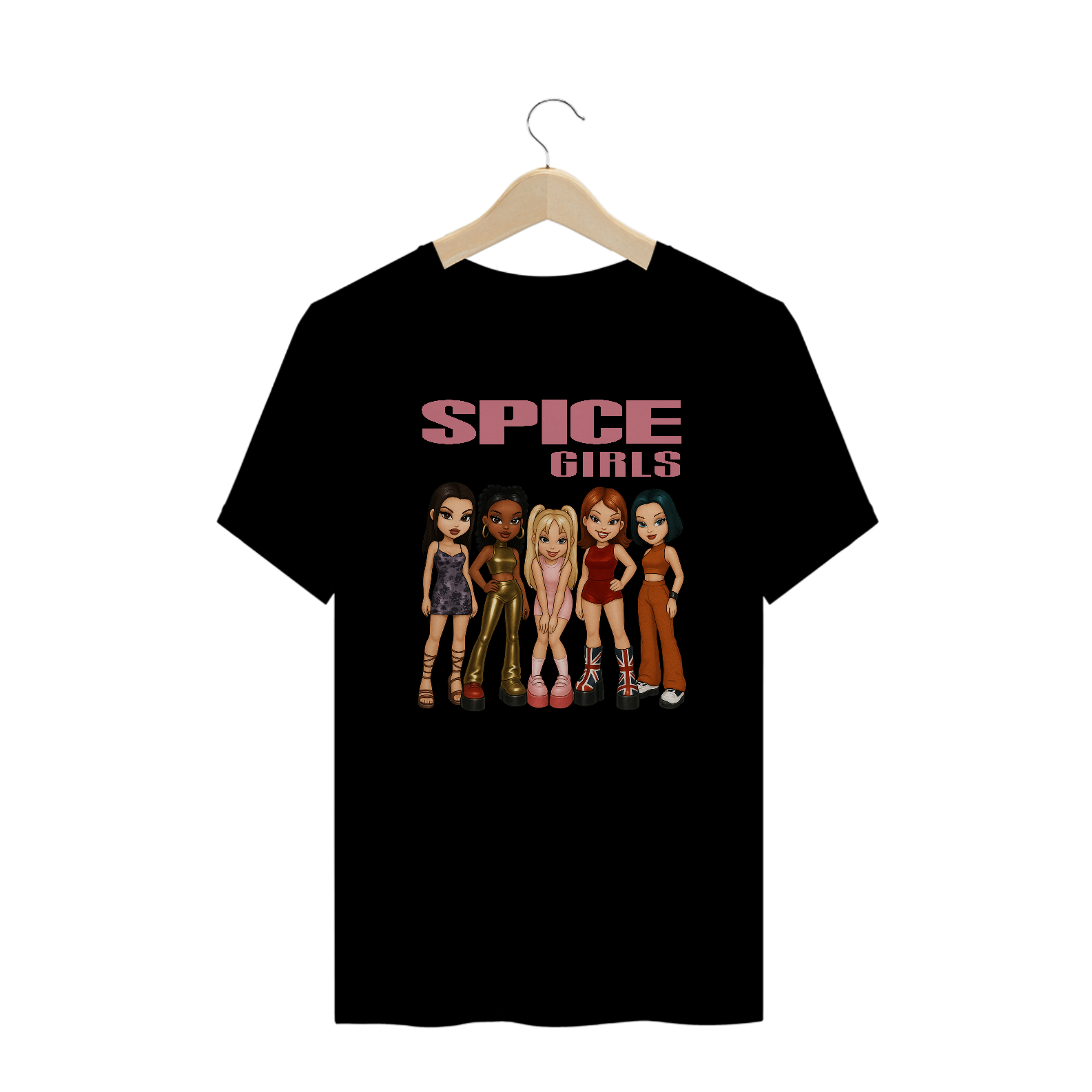 T-Shirt Plus Size Camiseta Plus Size Spice Girls Cartoon R$129,00 em ...